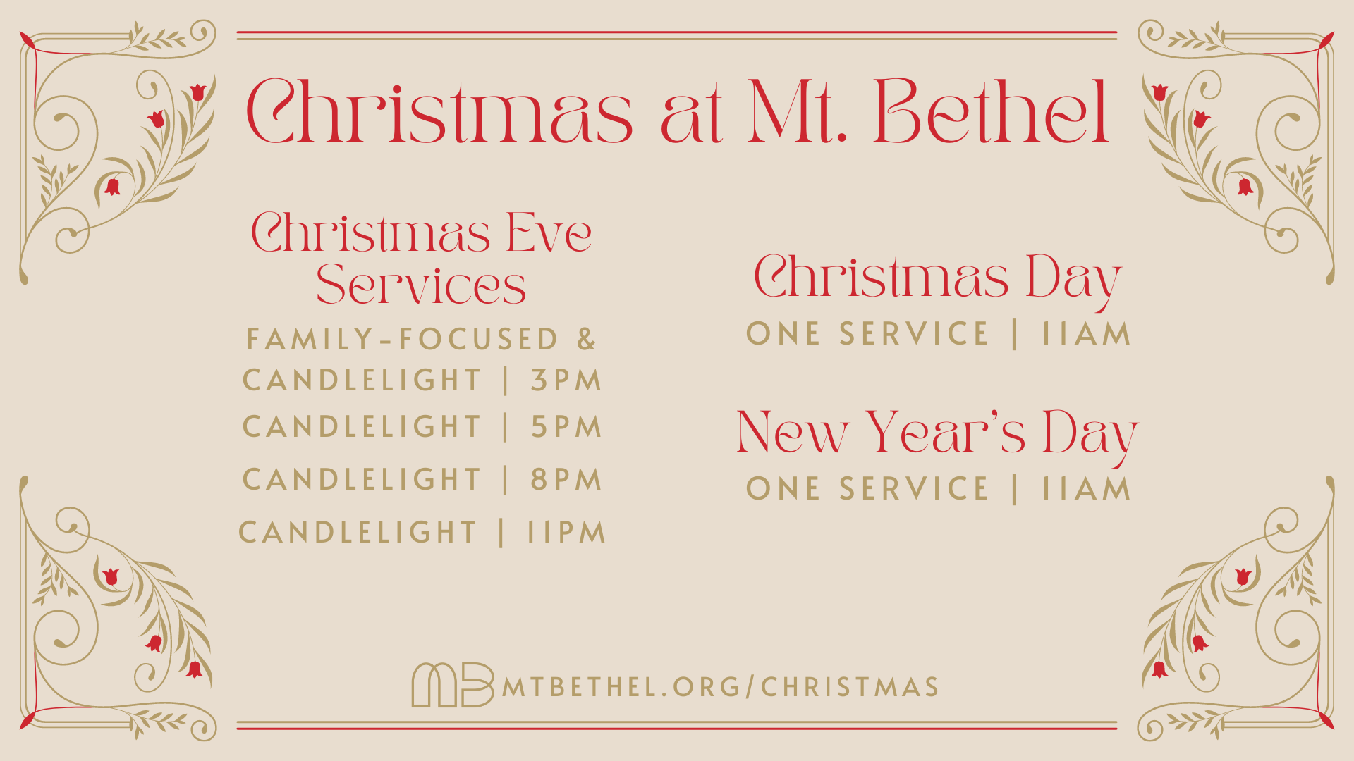 Christmas Day Worship with Dr. Tim Tennent